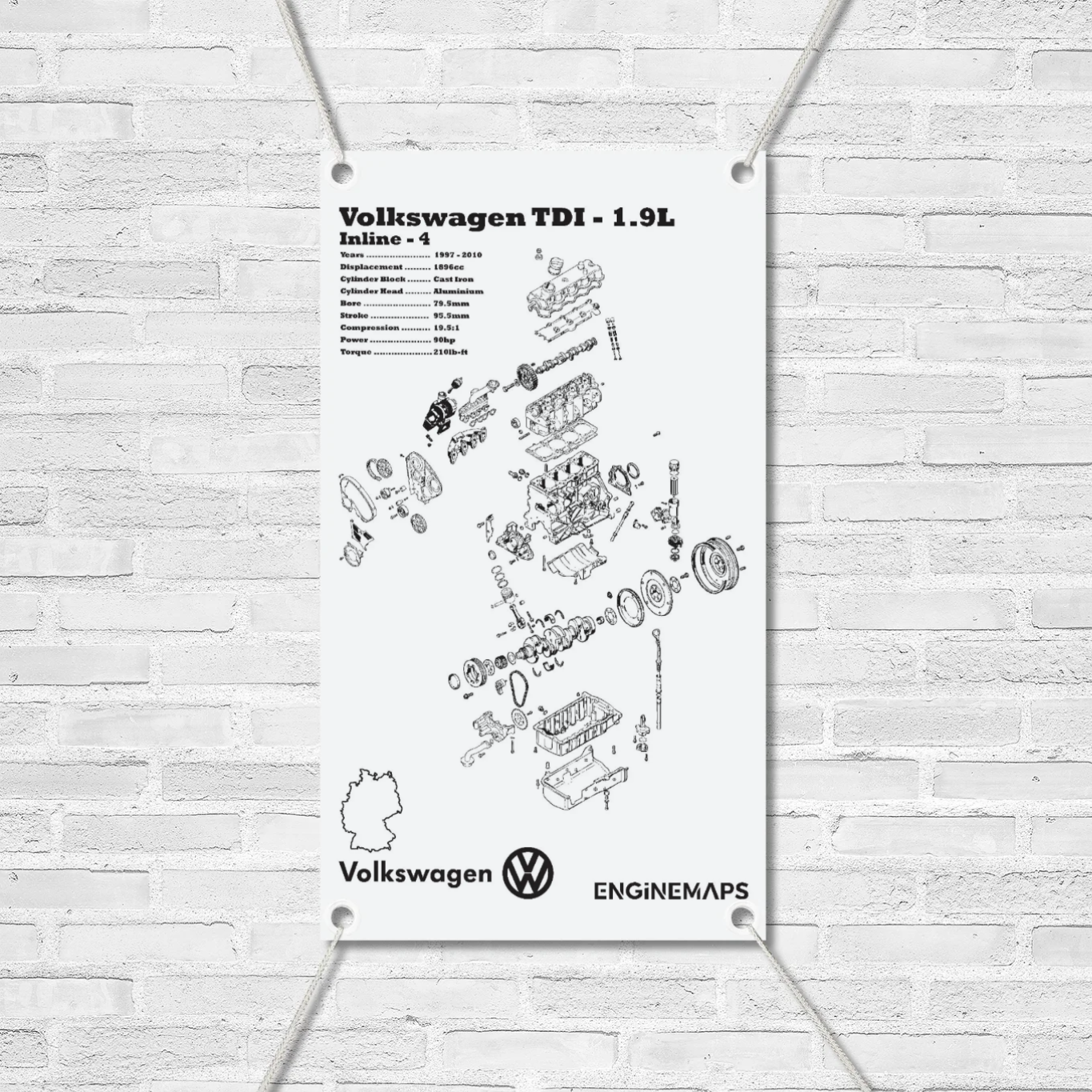 Volkswagen 1.9TDI [ALH] Exploded View Banner – EngineMaps