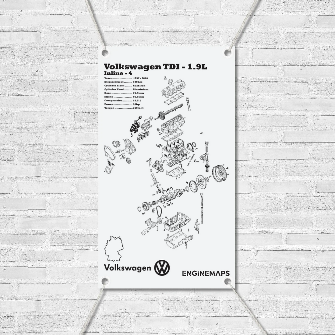 Volkswagen 1.9TDI [ALH] Exploded View Banner – EngineMaps