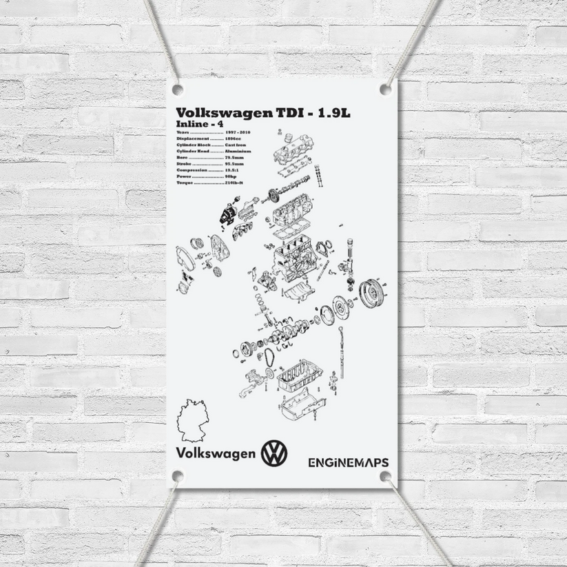 Volkswagen 1.9TDI [ALH] Exploded View Banner – EngineMaps