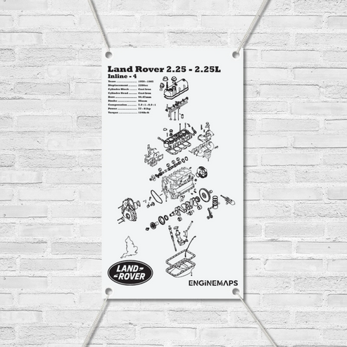 Land Rover 2.25L [Petrol] Exploded View Banner – EngineMaps