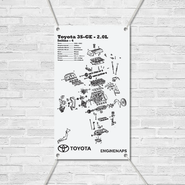 Toyota 3S-GE [BEAMS] 2.0L Exploded View Banner – EngineMaps