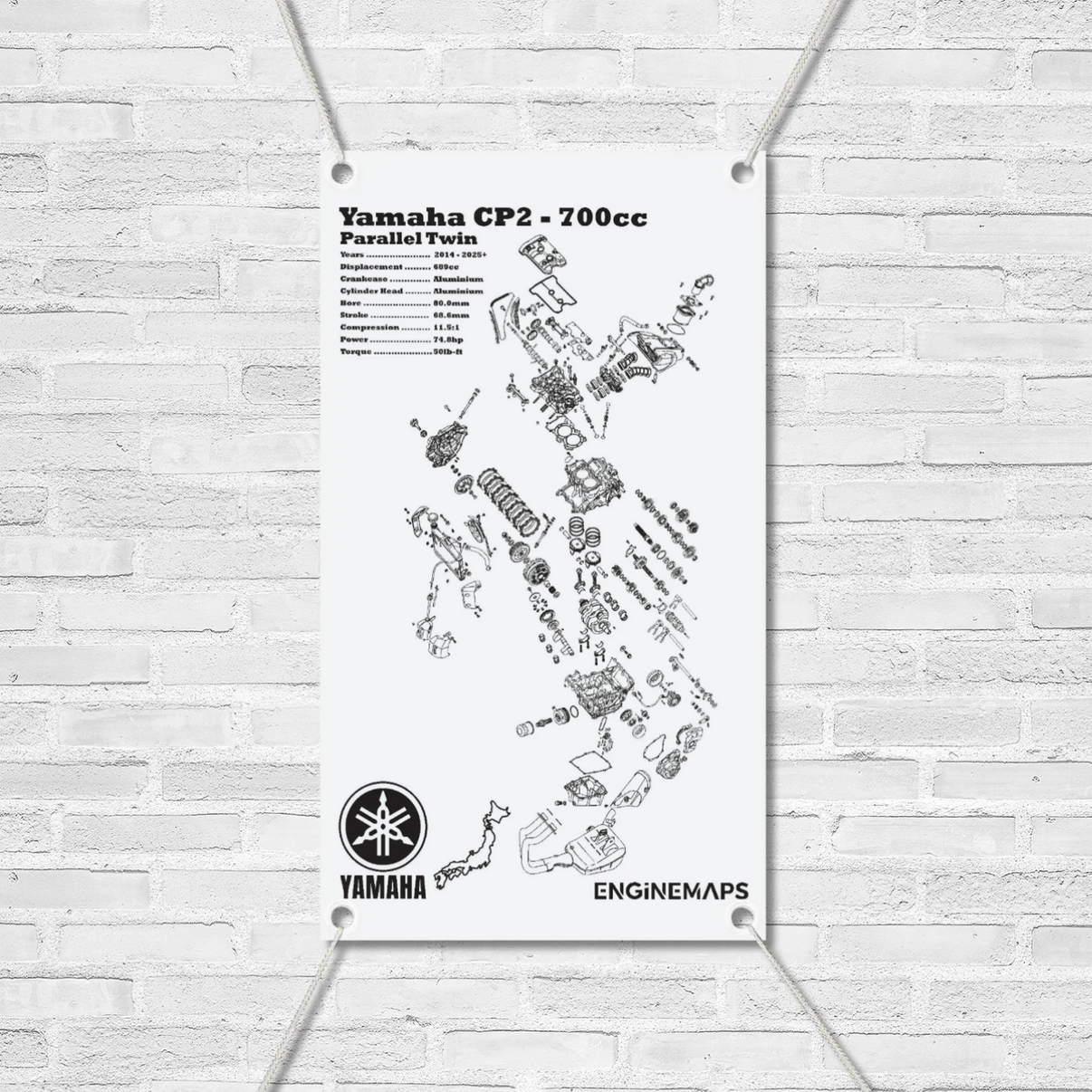 Yamaha CP2 700cc Exploded View Banner – EngineMaps