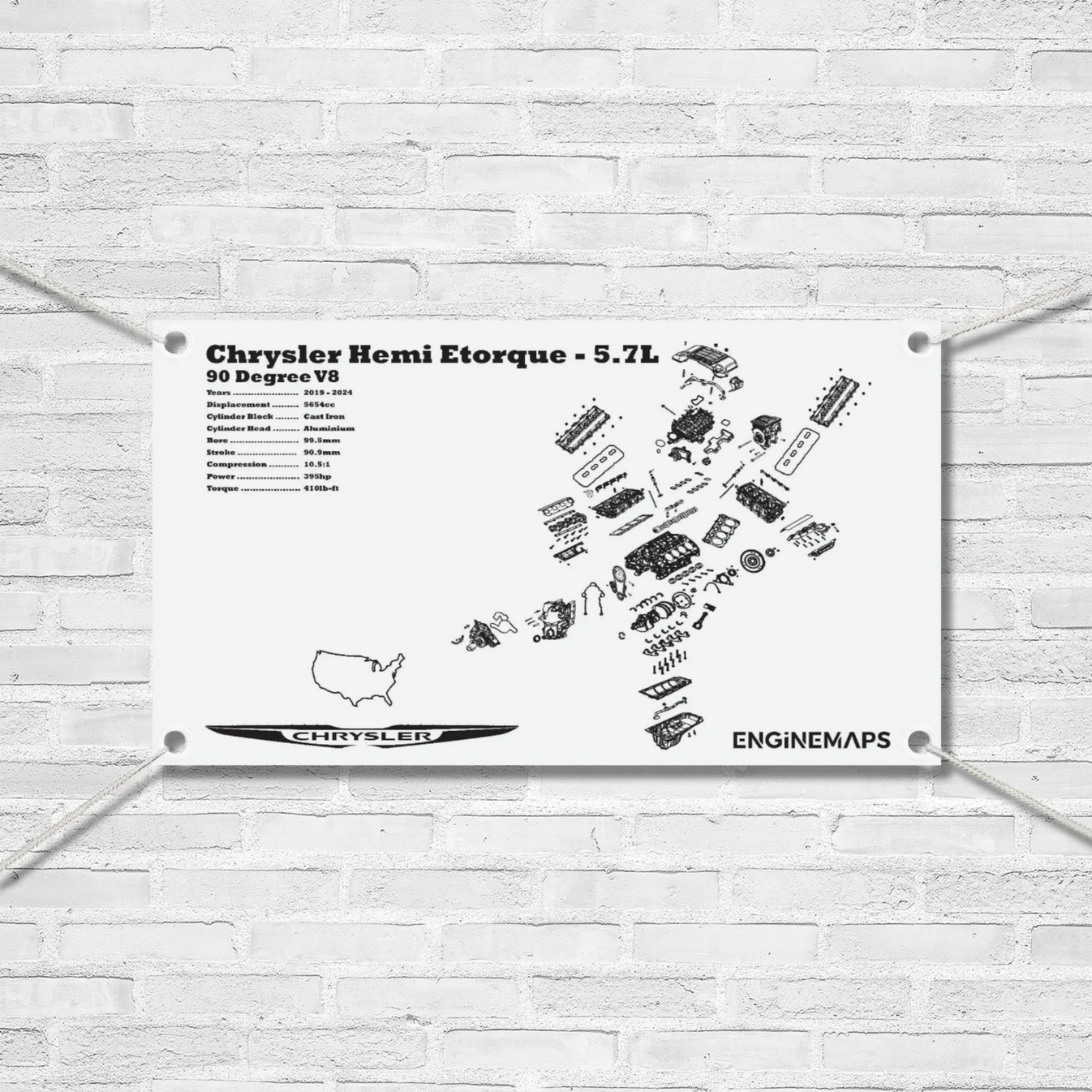 Chrysler Hemi Etorque 5.7L Exploded View Banner – EngineMaps