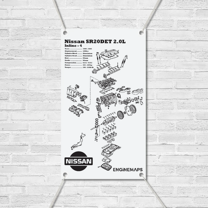 Nissan SR20DET [VCT] 2.0L Exploded View Banner – EngineMaps