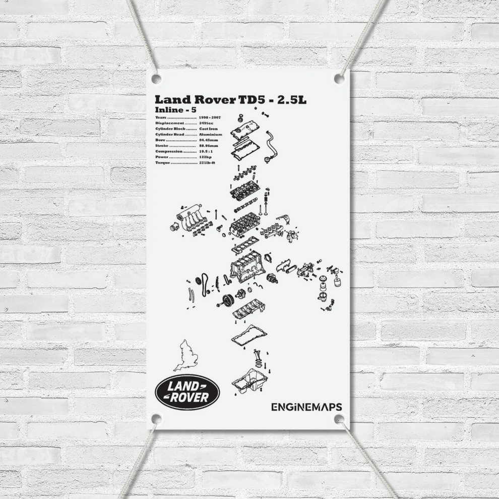 Land Rover TD5 2.5L Exploded View Banner – EngineMaps